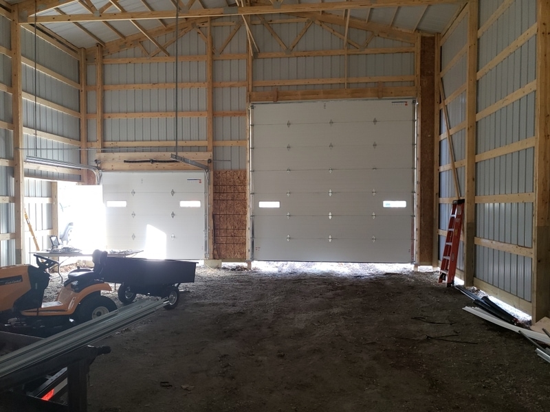 Pole Barn Overhead Door Installs | Commercial Installation | Door ...