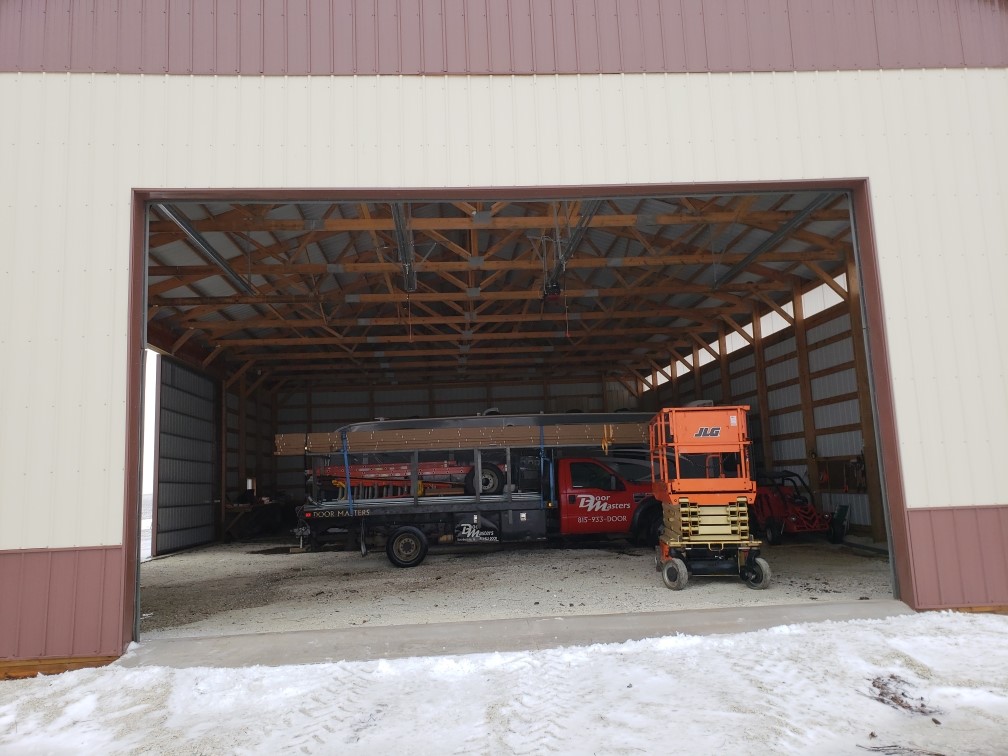 Poll Barn Overhead Door Install | Commercial Installation | Door ...