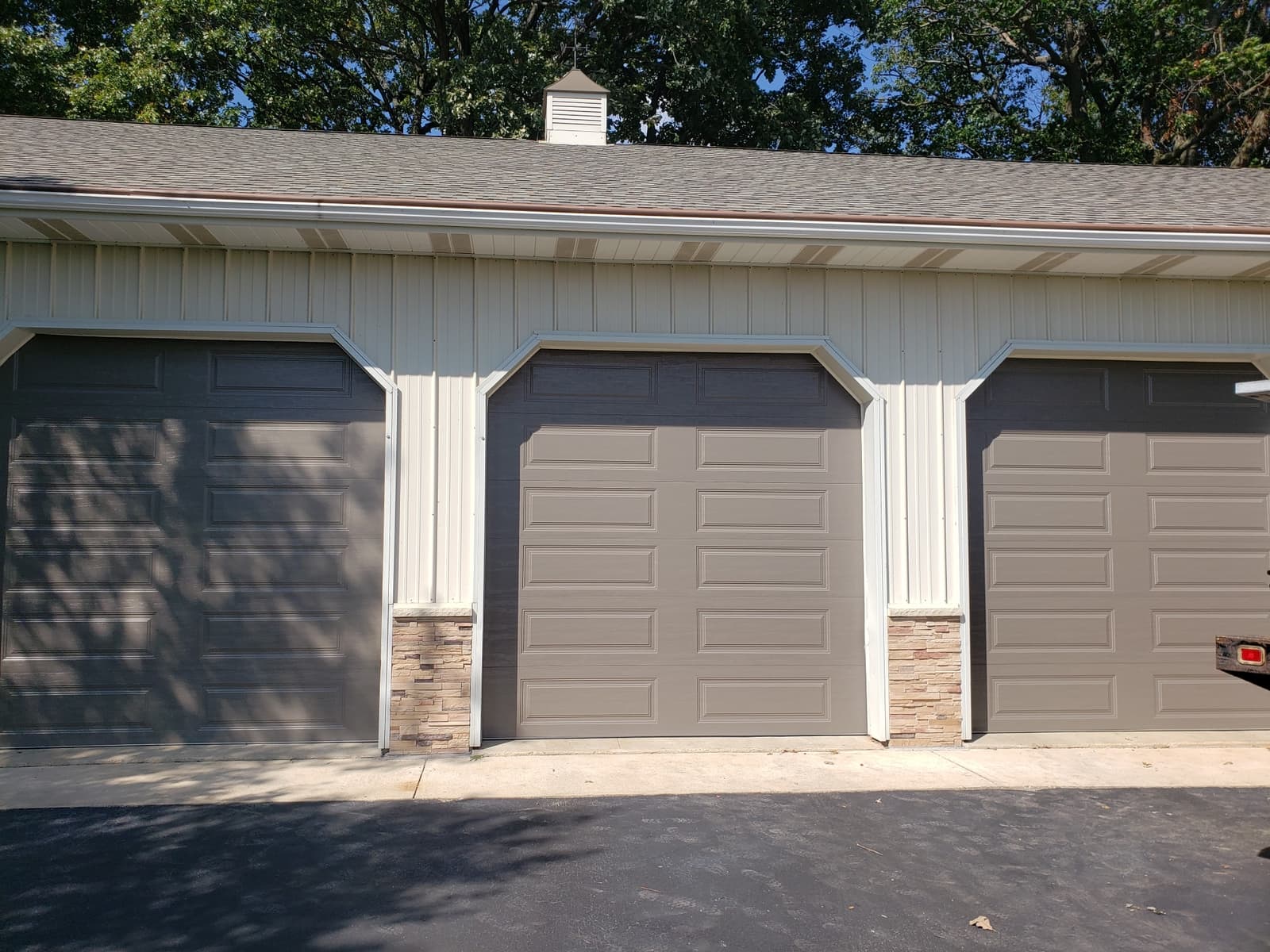 Clopay Model 4310 in Bronze | Commercial Installation | Door Masters ...