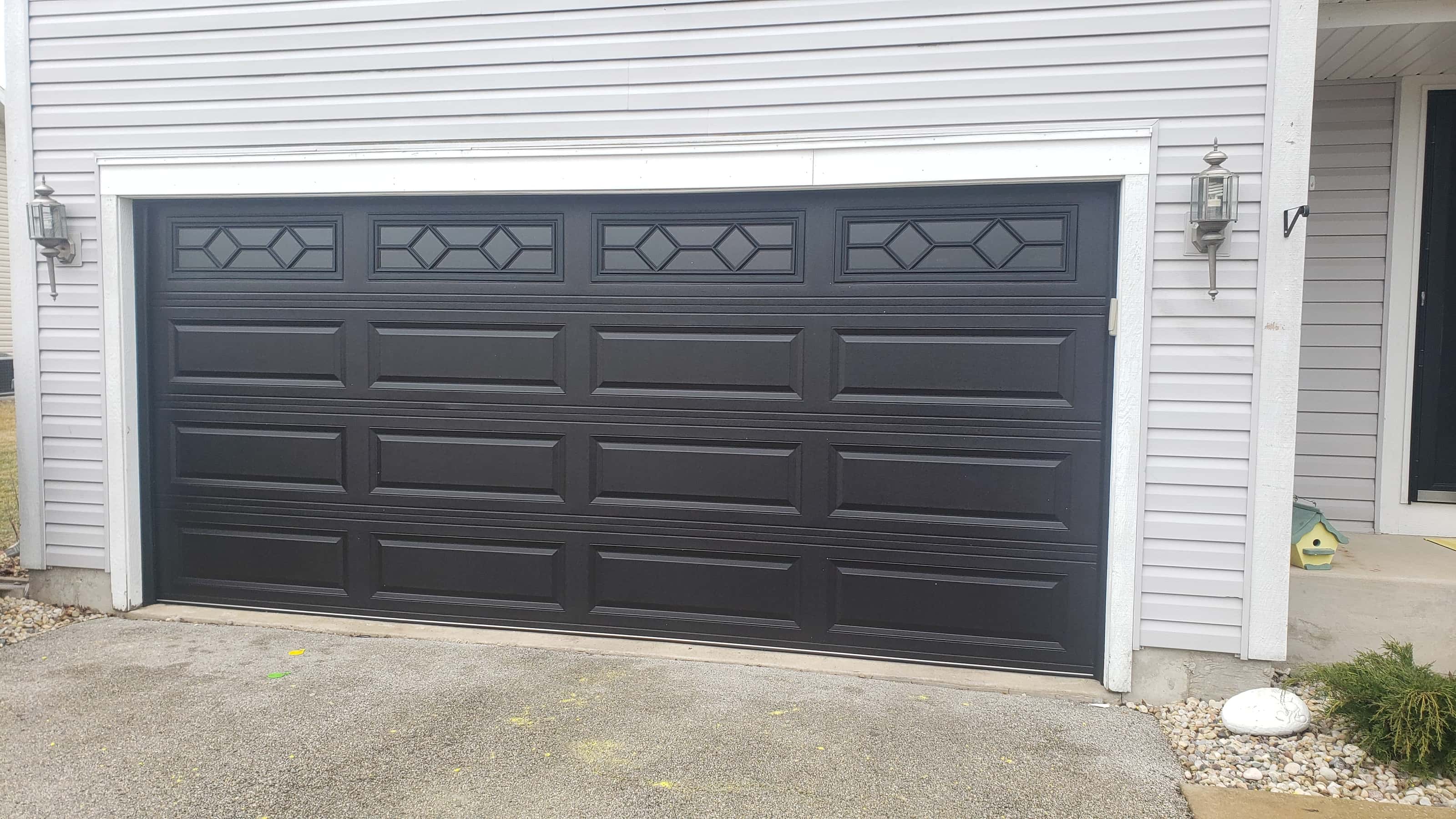 C.H.I. Model 4283 in Black | Residential Installation | Door Masters ...