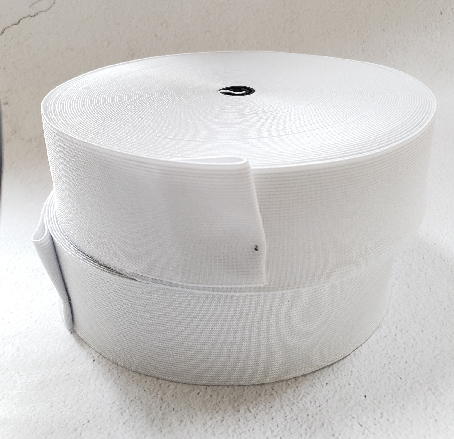 Elastic by metre (2" inch wide) White