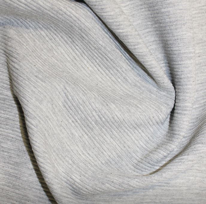 Grey Marl Ribbed Knit