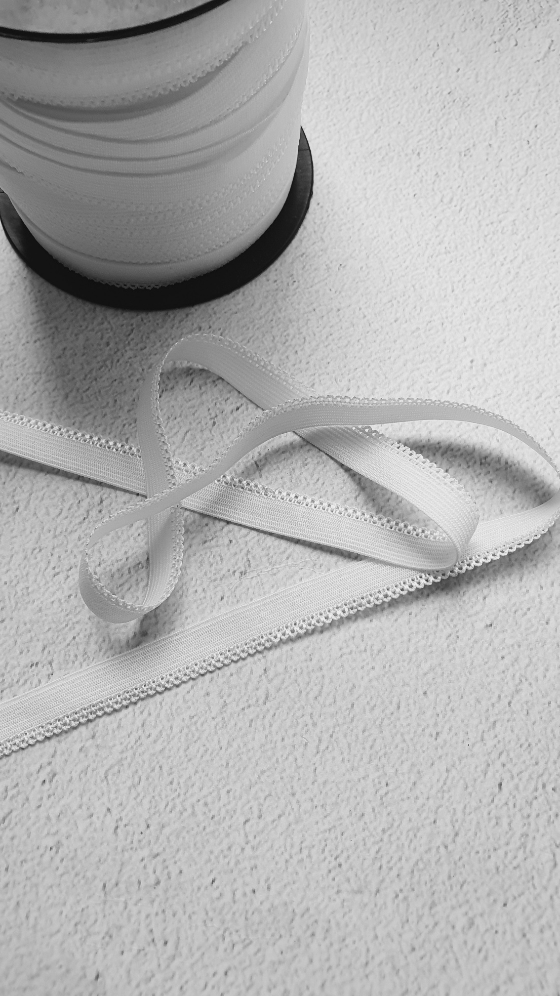 12mm Off White Picot Edge Elastic