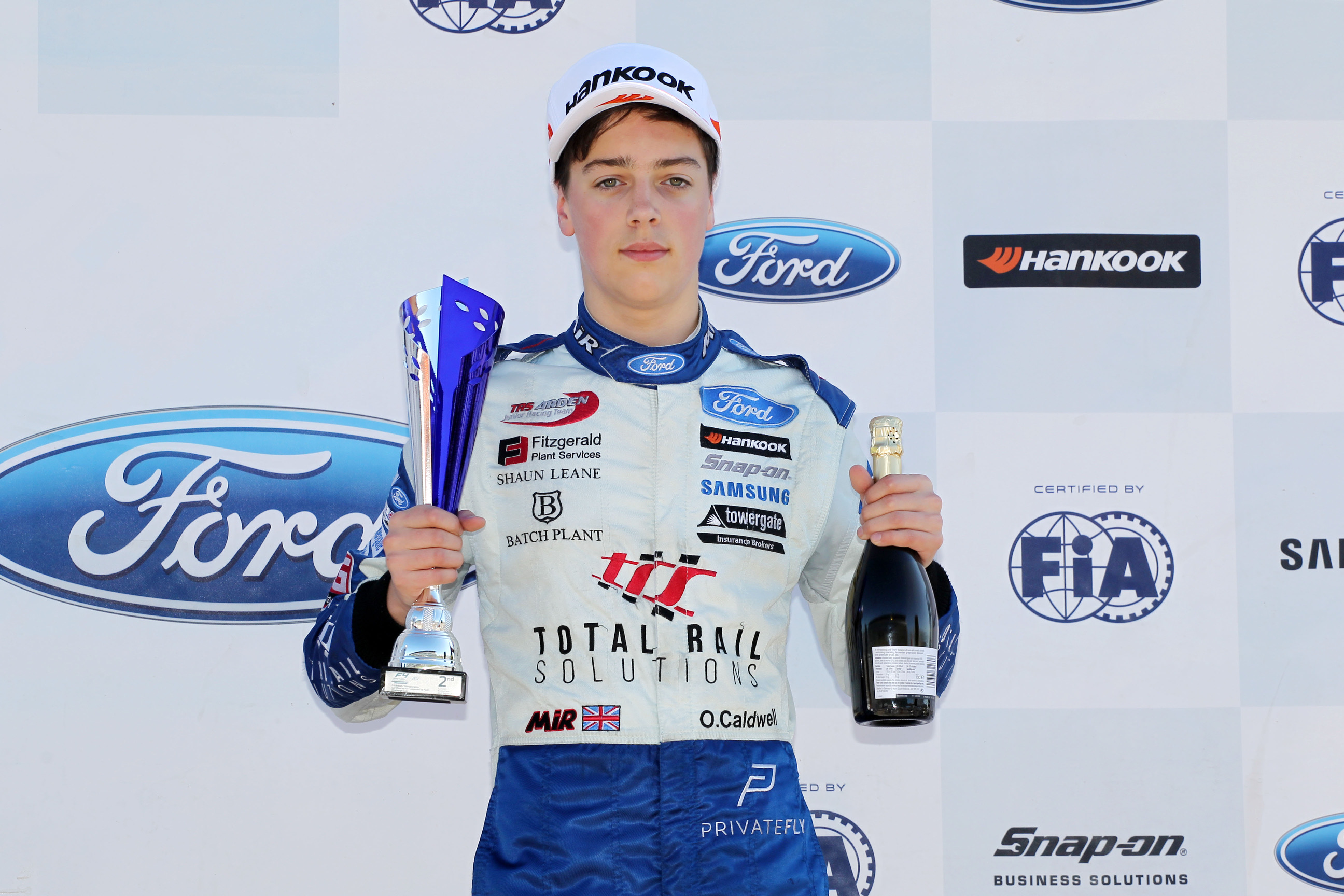 More Challenge Cup podiums for Olli at Rockingham