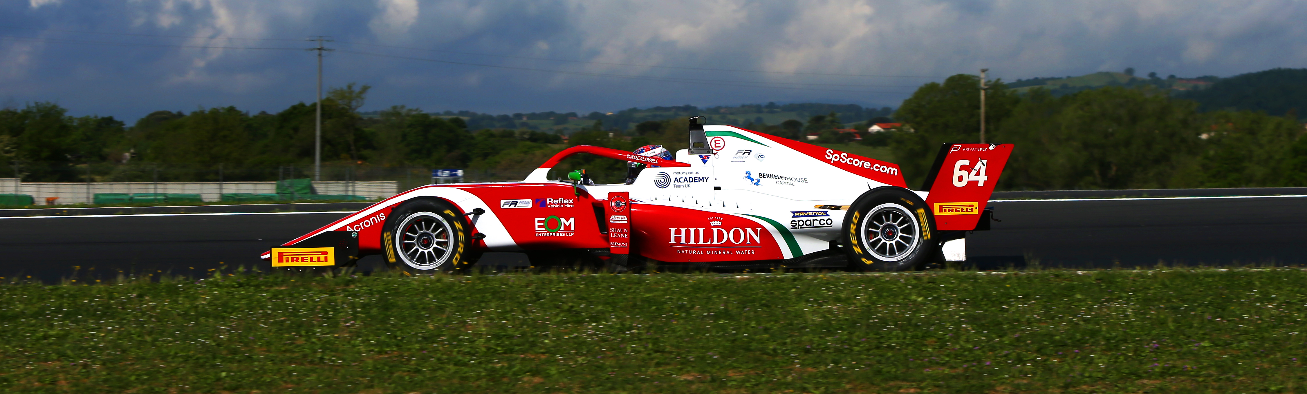 Olli on the podium at Vallelunga