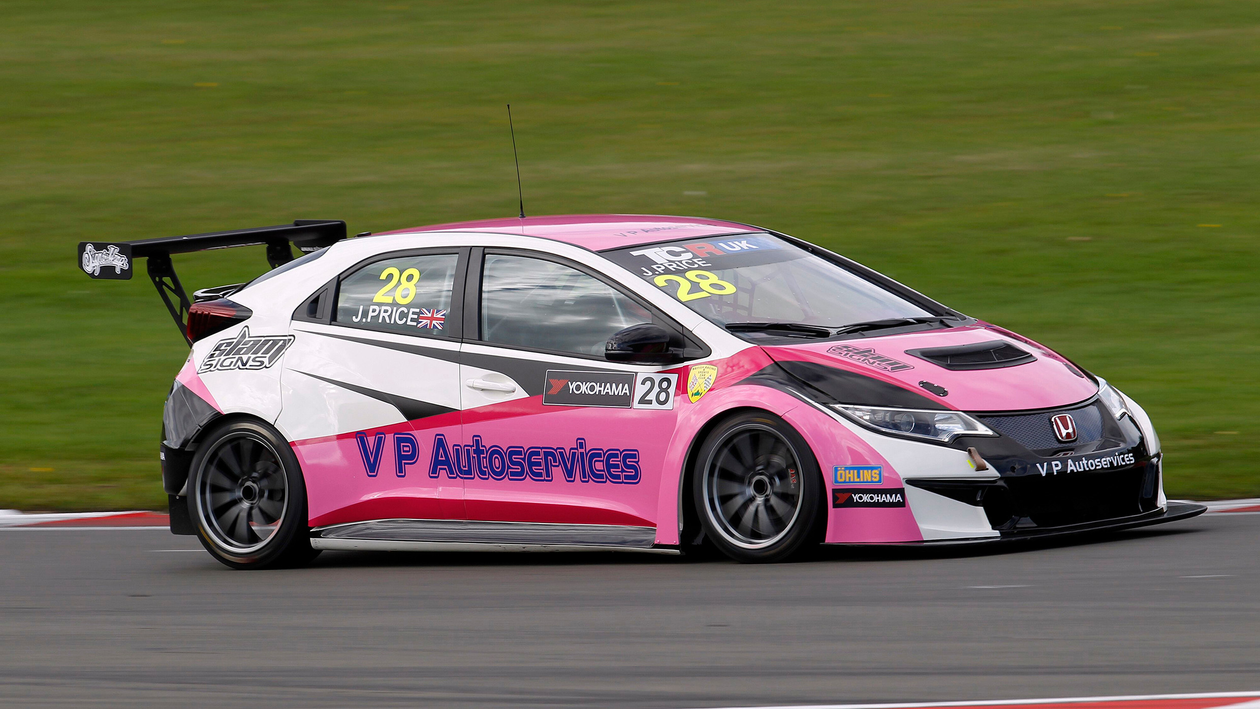 Josh Price wins the final round of the TCR UK championship at Donington ...