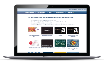 Gift Card Reward Code Program at Marketing Innovators