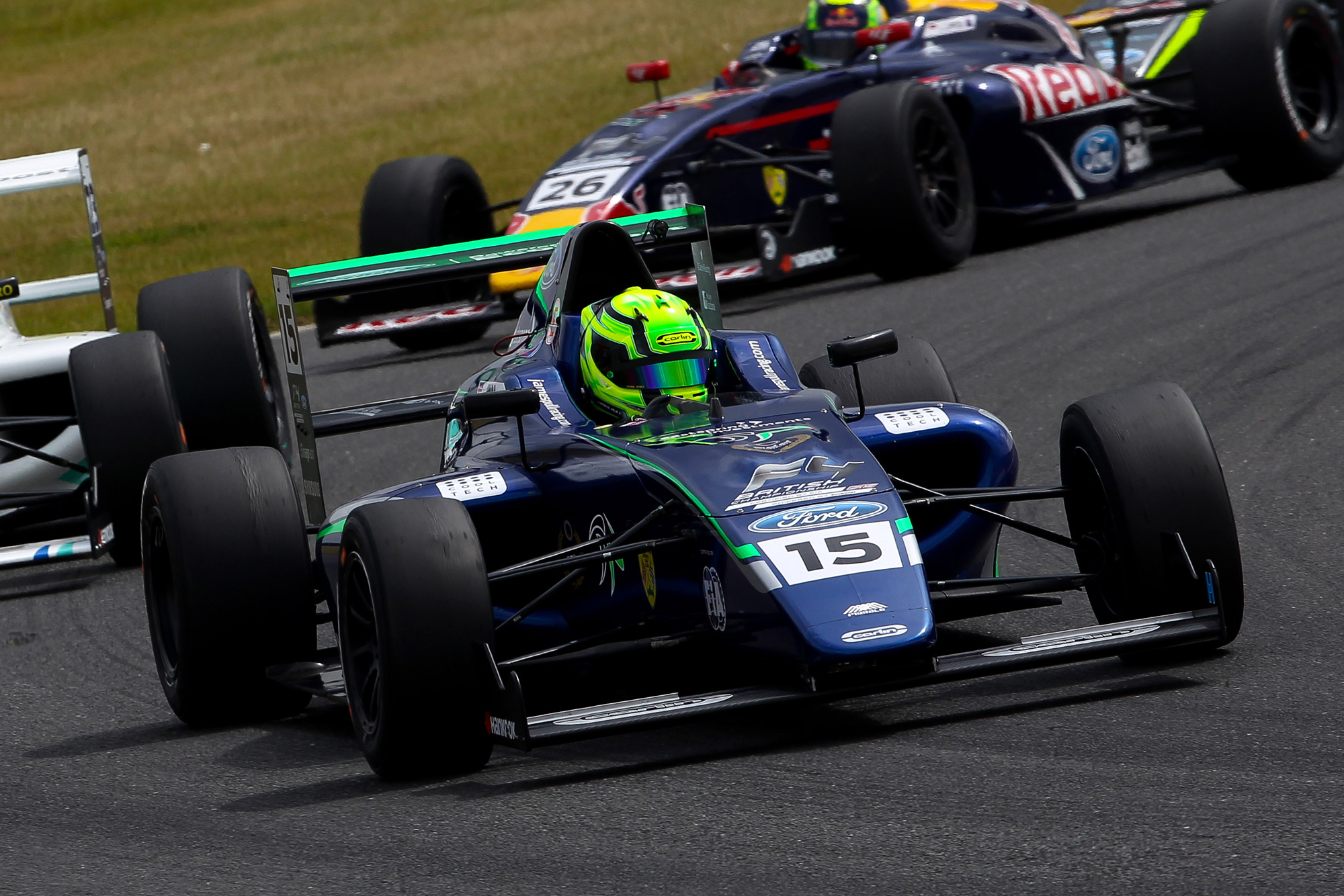 Two more podiums for Pull on British F4 return :: James Pull