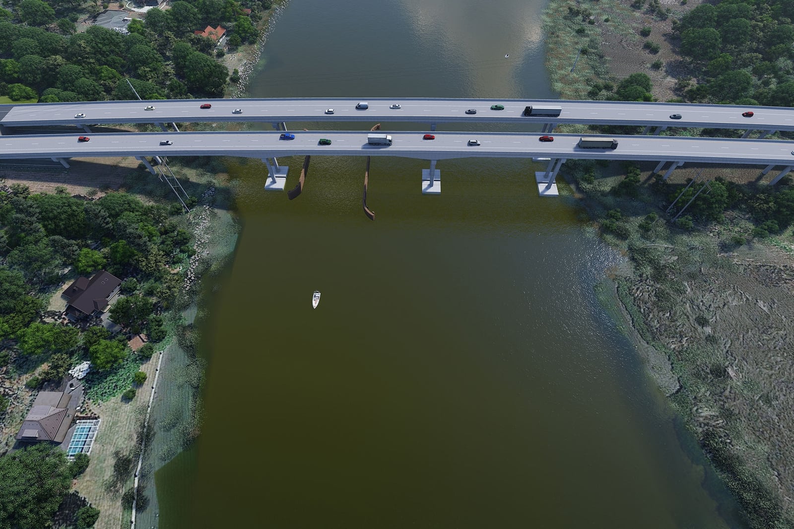 Islands Expressway Over Wilmington River/Bascule Bridge