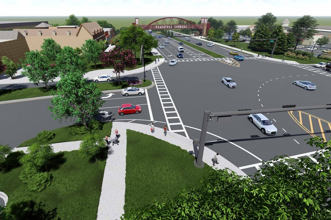 Peachtree Corners Pedestrian Bridge