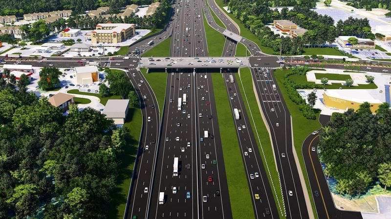 I-285 at I-20 East Interchange