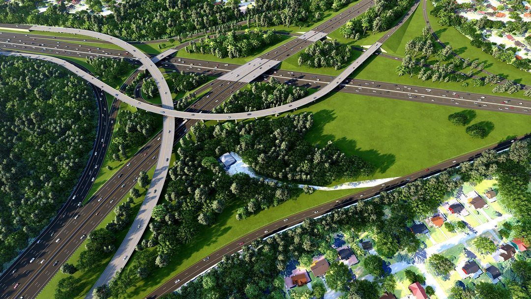 I-285 at I-20 East Interchange