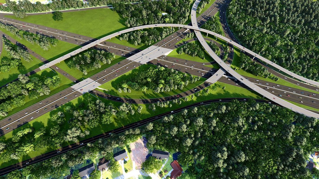 I-285 at I-20 East Interchange