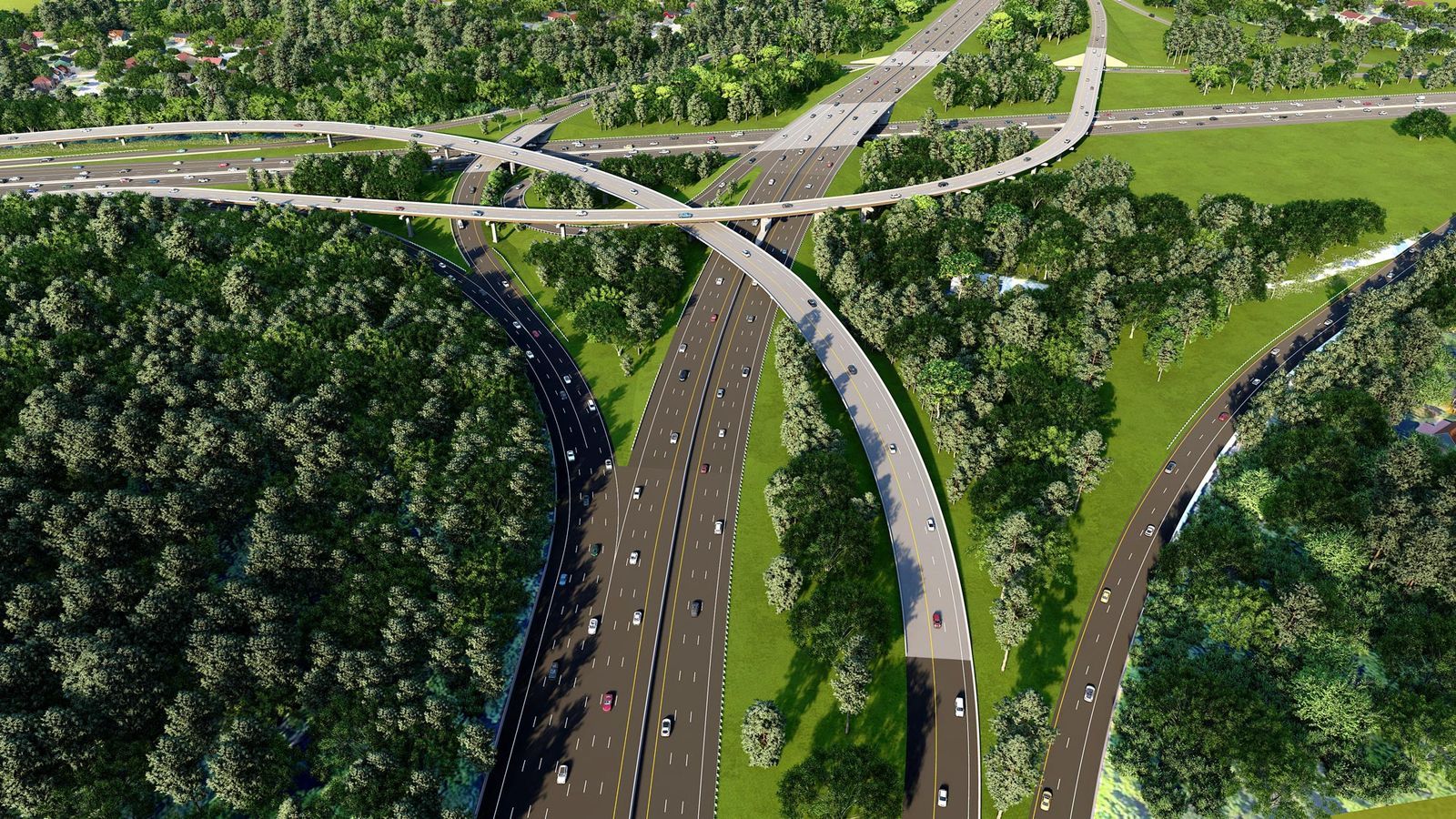 I-285 at I-20 East Interchange