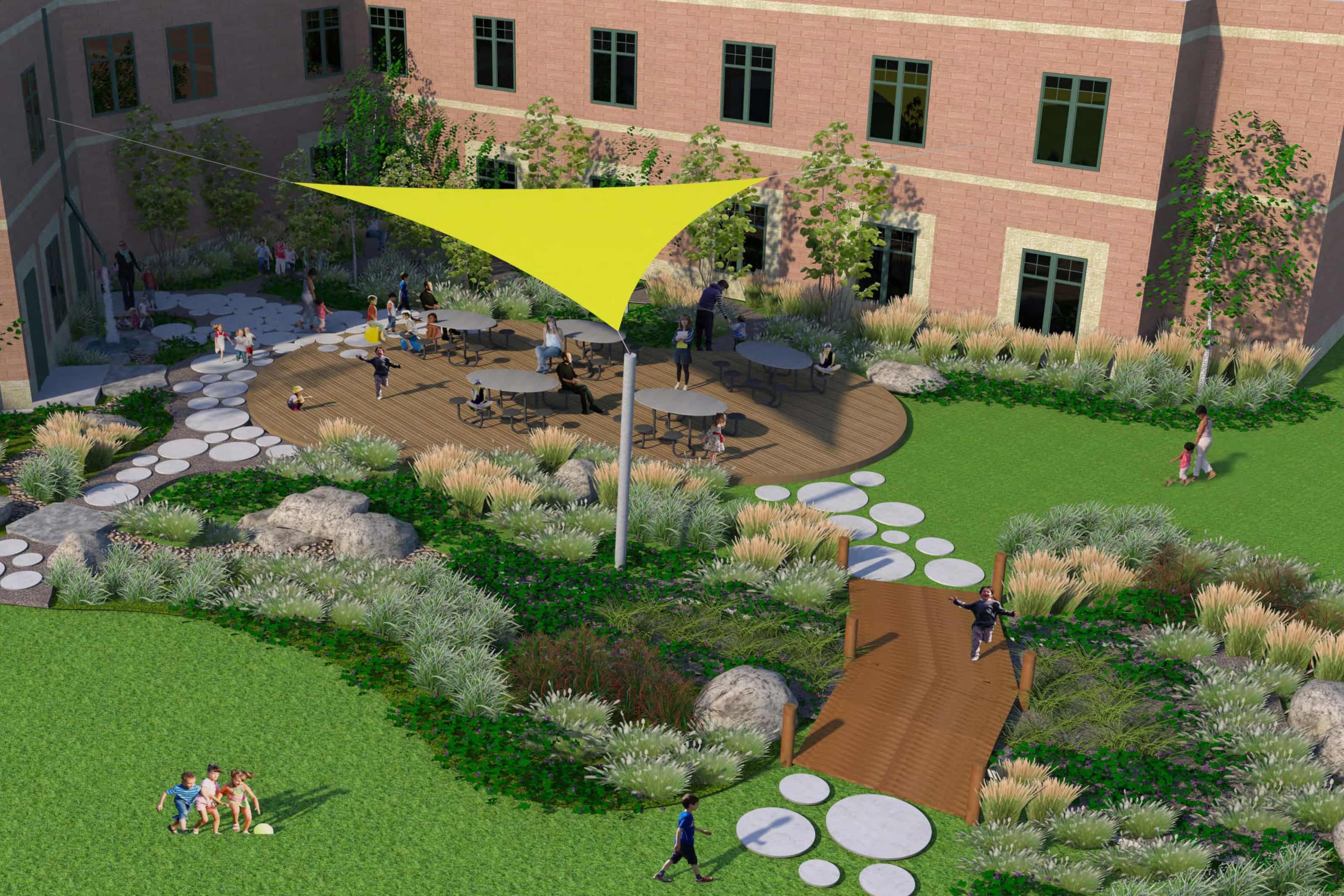 Plusen Landscape Architects - Projects - The Outdoor Learning Commons