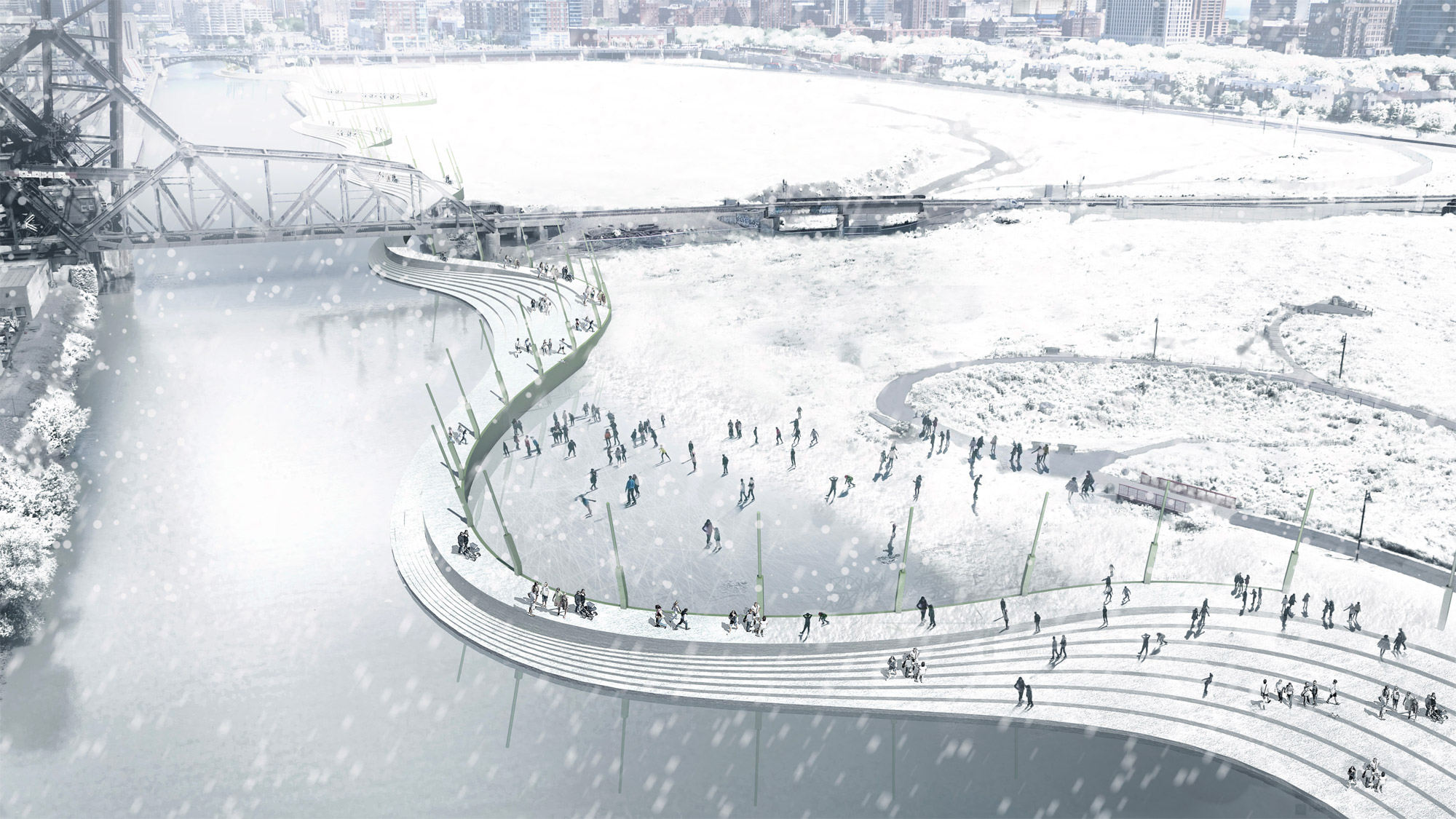 Arena Walk - Chicago River Edge Ideas Lab