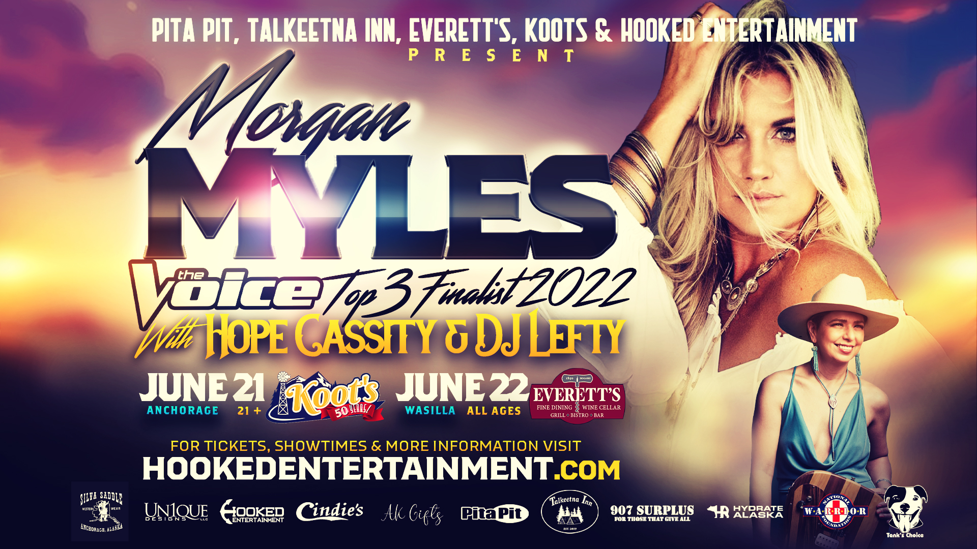 Country Night featuring Morgan Myles, Hope Cassity & DJ Lefty 6/21 ...