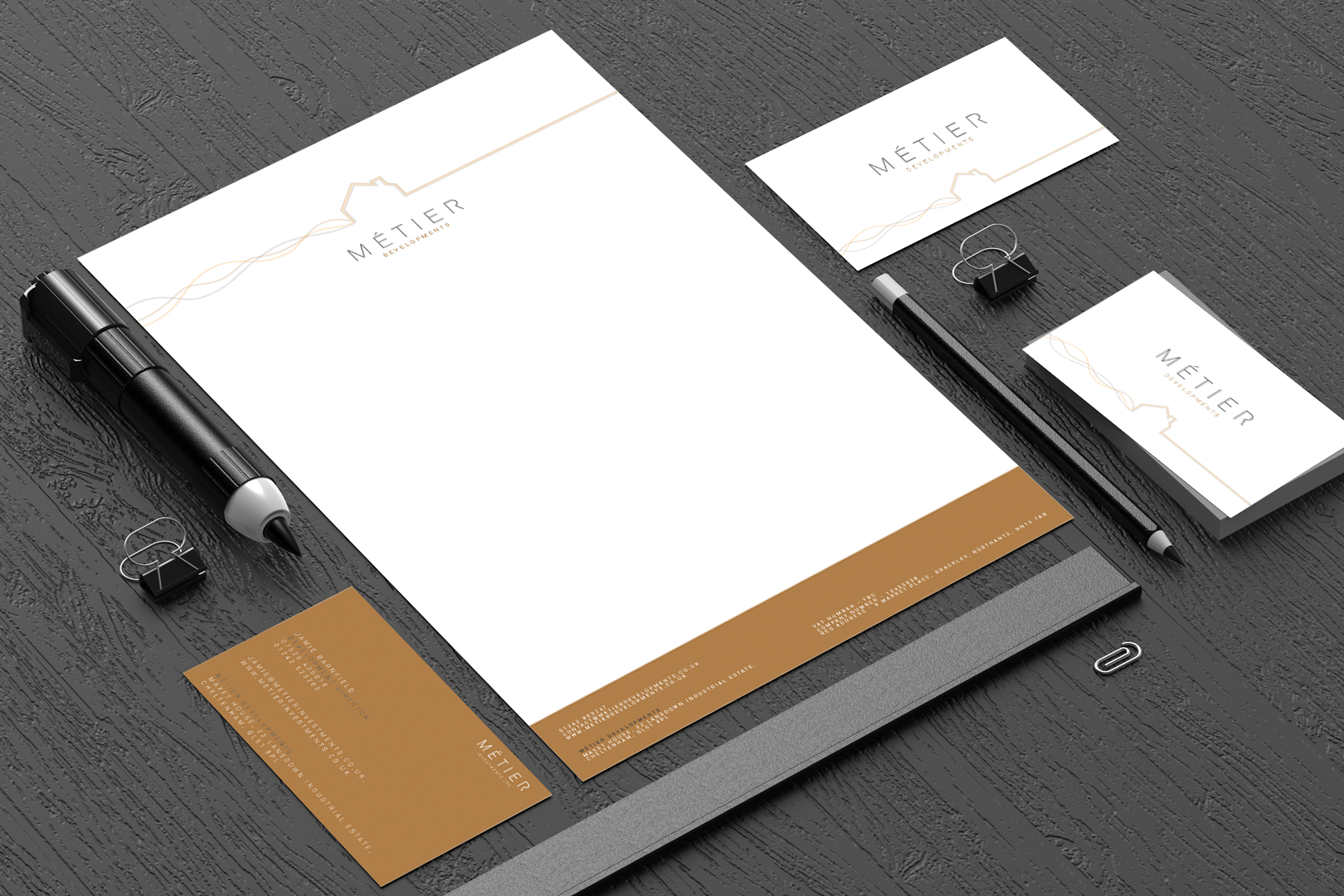 omega3design — Metier Logo and Branding