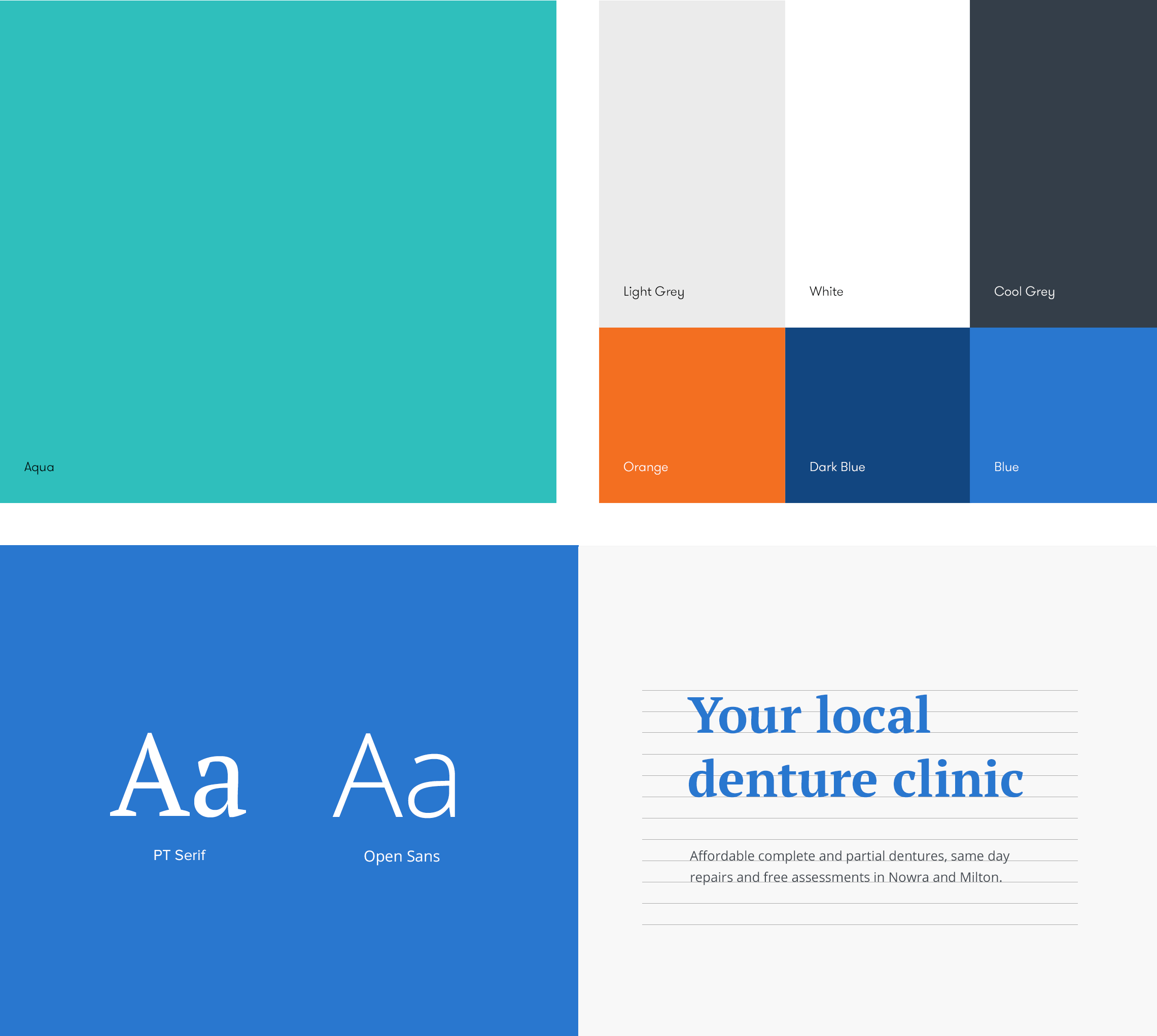 Hancock Denture Clinc | Baker Creative Design