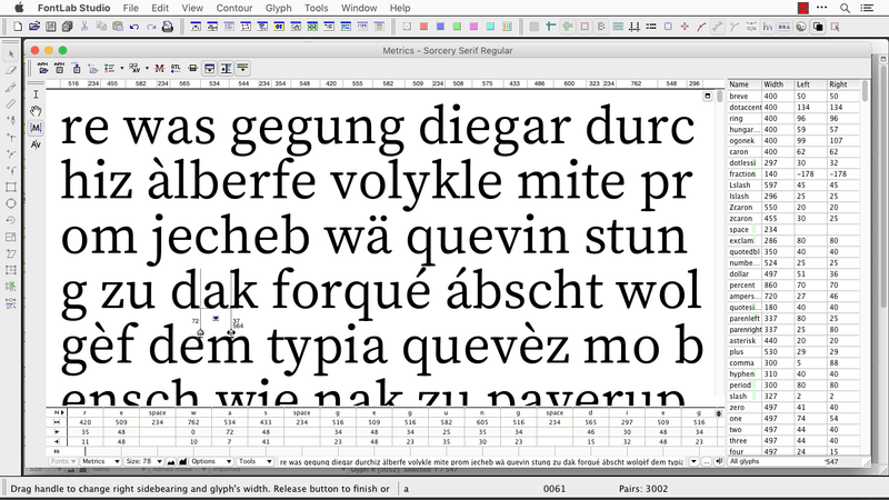 FontLab Studio 5. 适用于 Mac 和 Windows 的经典专业字体编辑器。