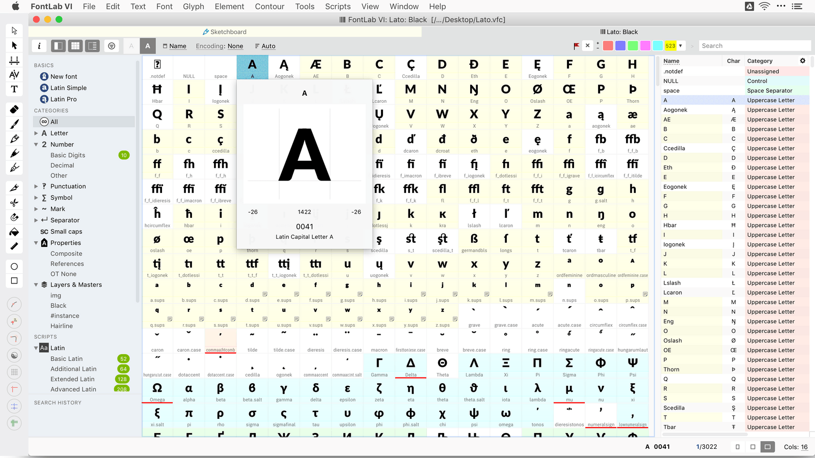 FontLab 7. Pro font editor for Mac & Windows