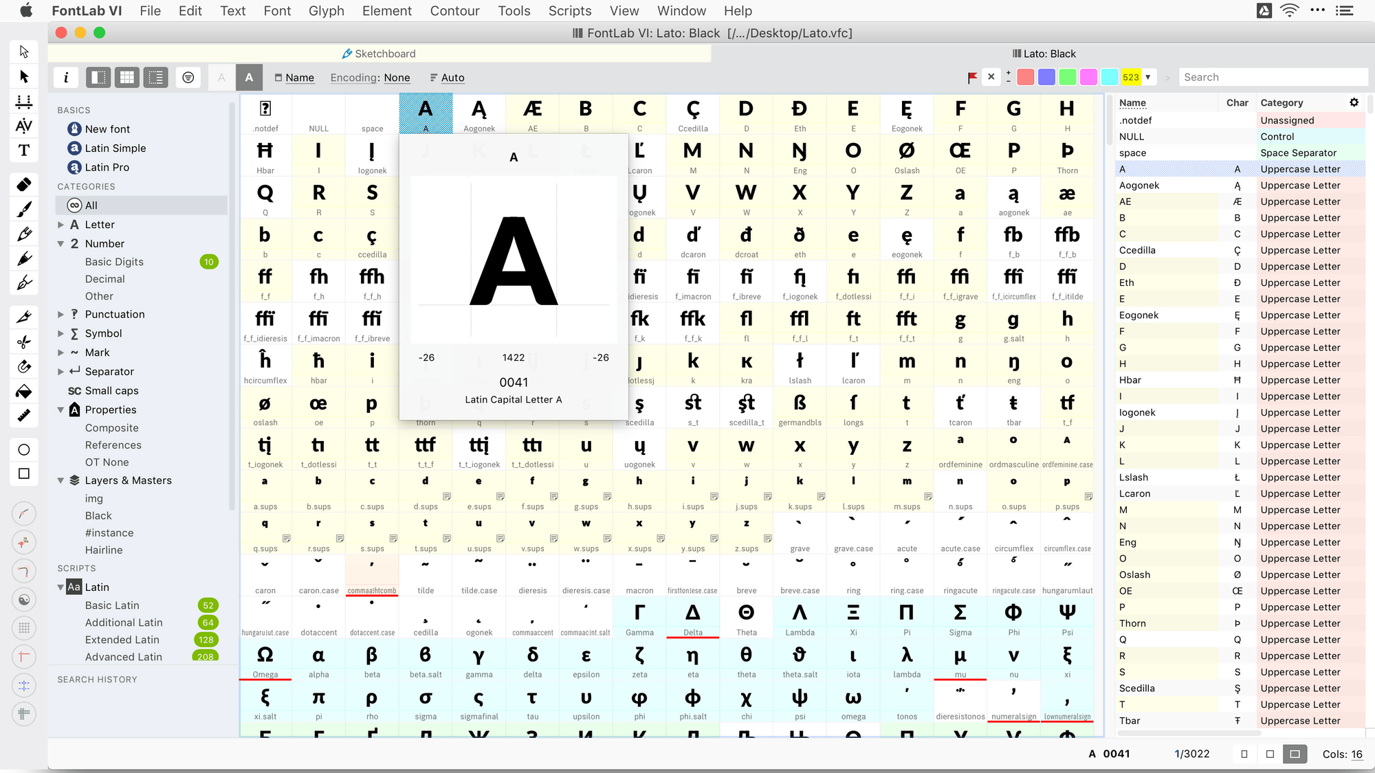 FontLab 7. Pro font editor for Mac & Windows