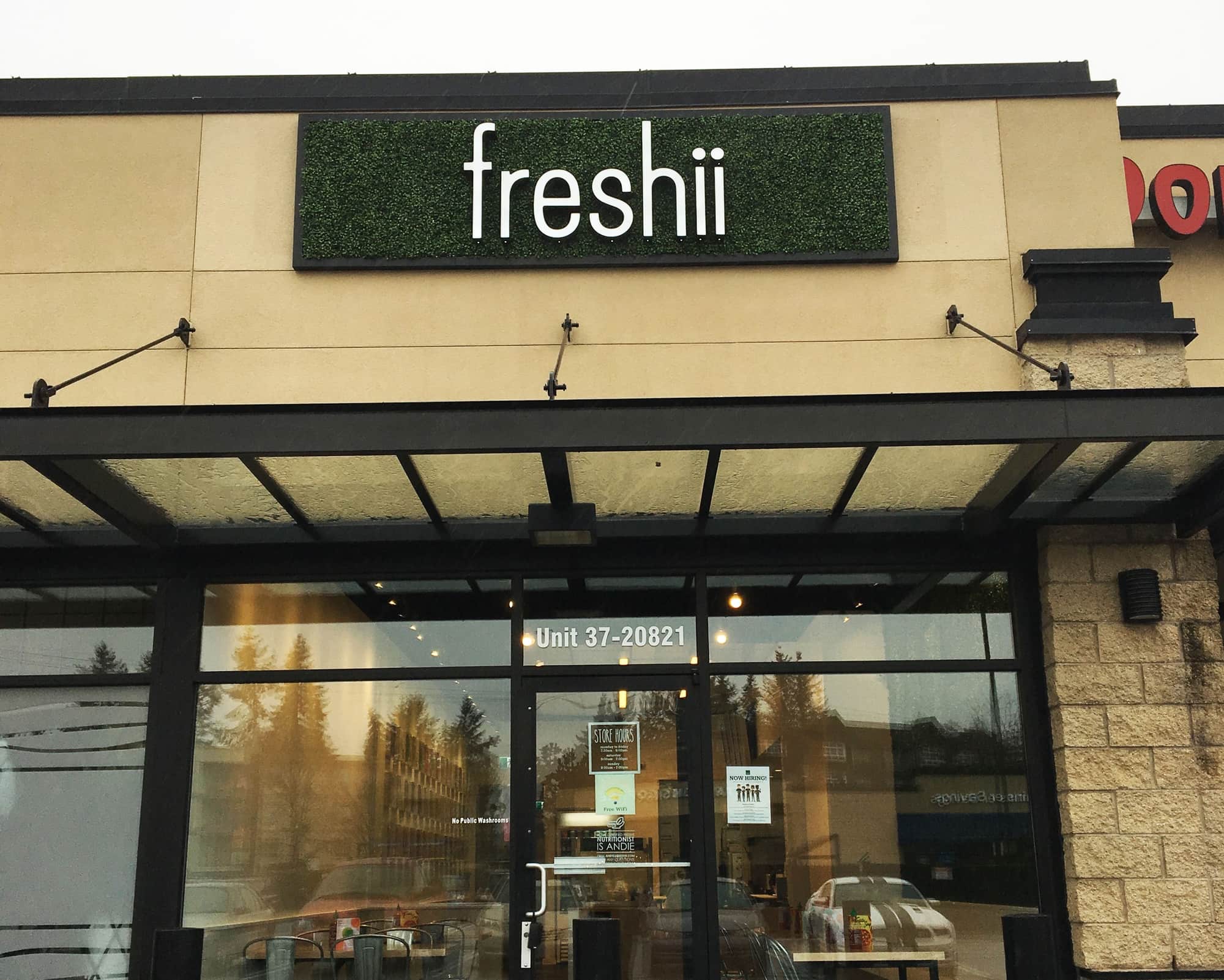 Freshii Langley | Commercial Projects | Evershine Construction