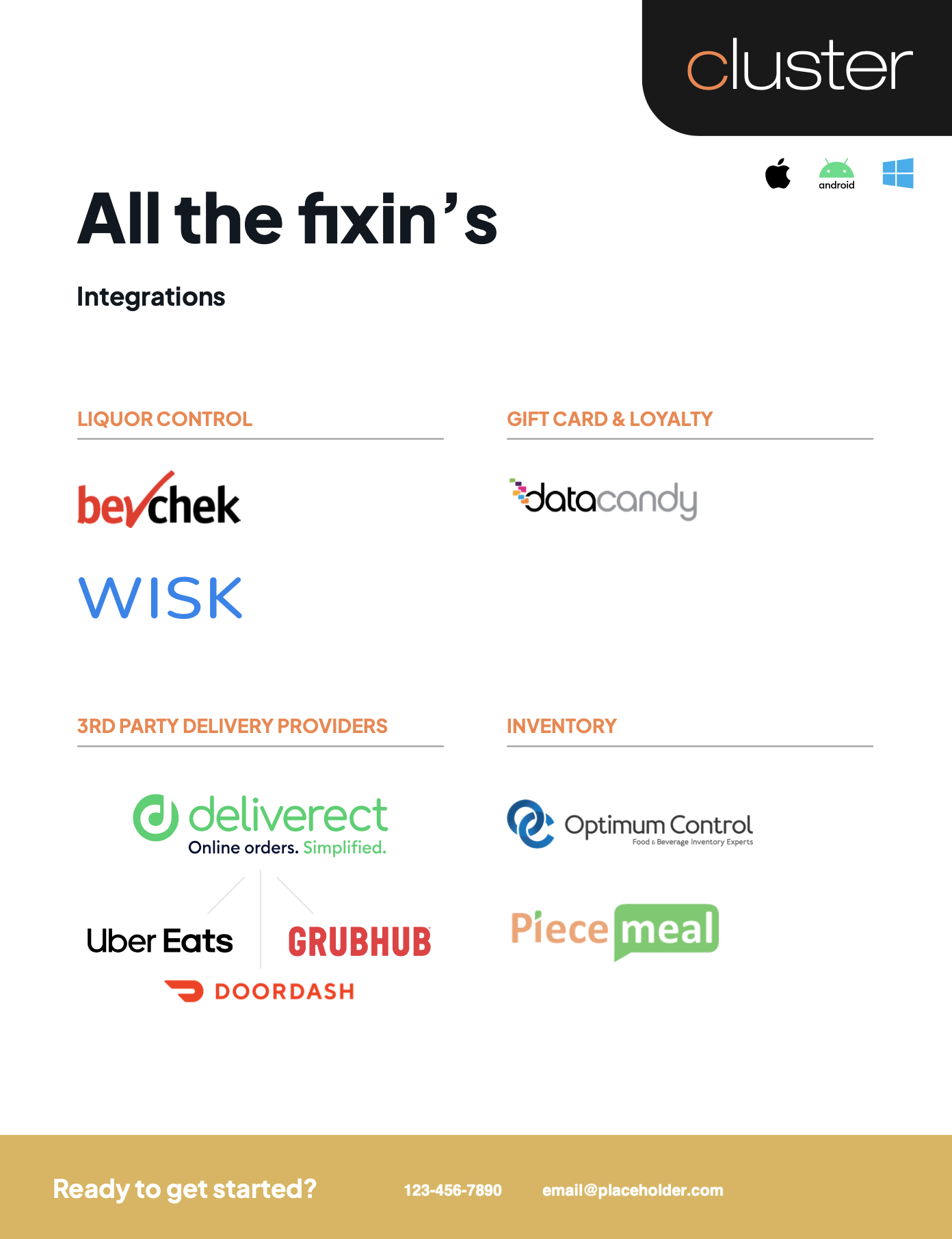 Cluster POS Integrations