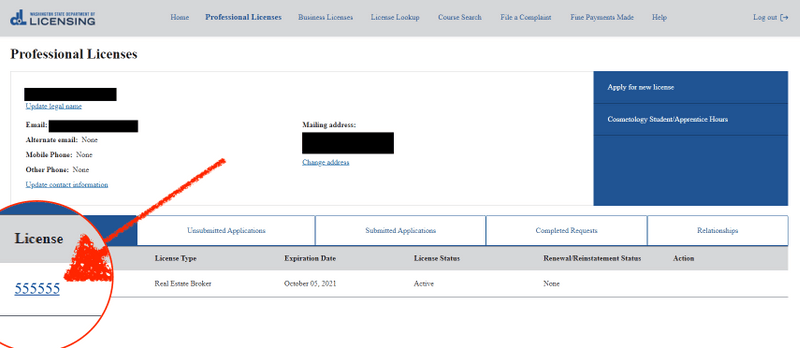 Real Estate Broker License (WA) - How to Transfer or Apply