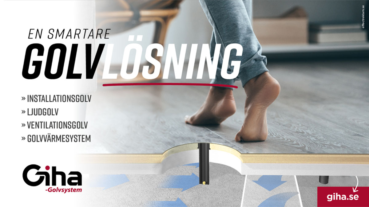 Golvrenovering, Golvsystem - Golv | Giha Golvsystem