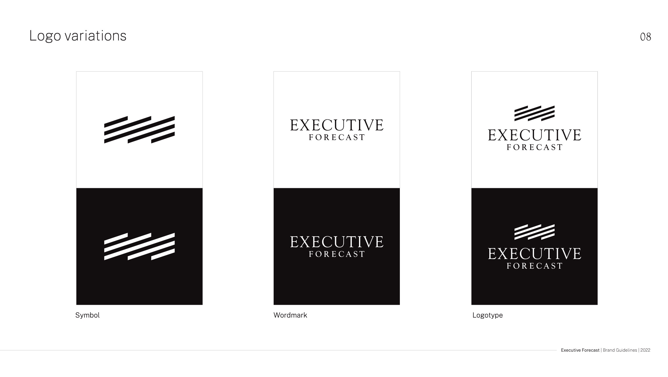 Executive Forecast Website Development by Cloudfusion