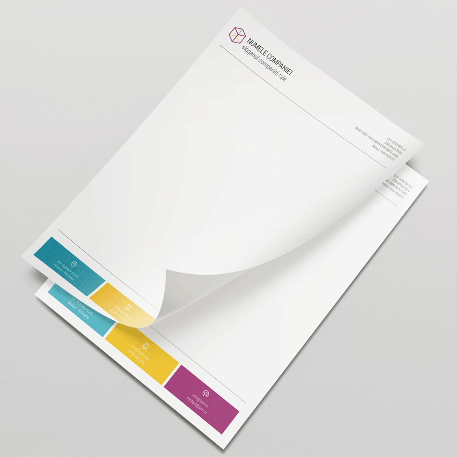 Foi cu antet | Yolans Brasov