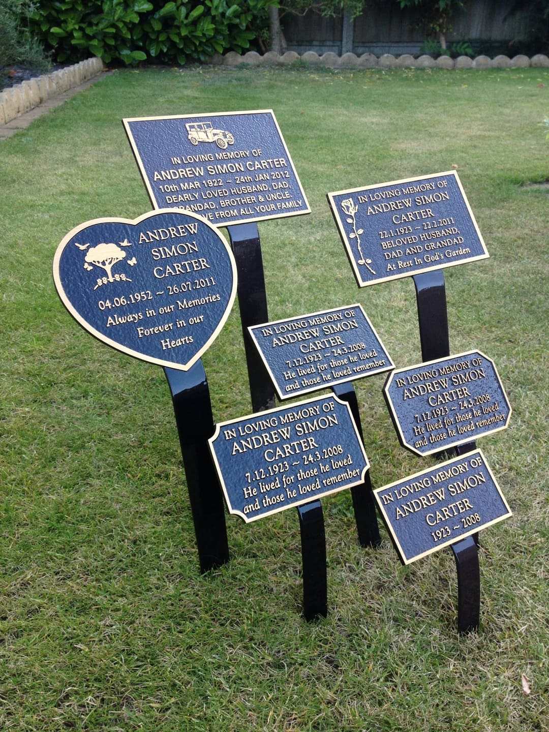 Memorial Plaque | Anglia Sign Casting Co.