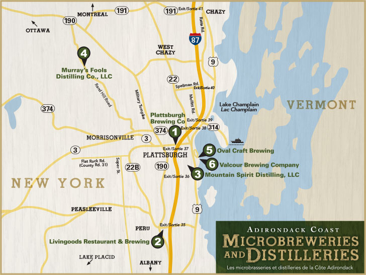 Brochure Downloads - Adirondack Coast - Plattsburgh, NY - Lake Champlain