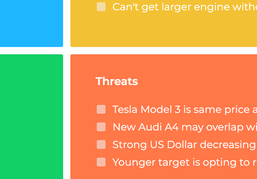 SWOT Analysis on a Product or Service | SWOT Analysis Template