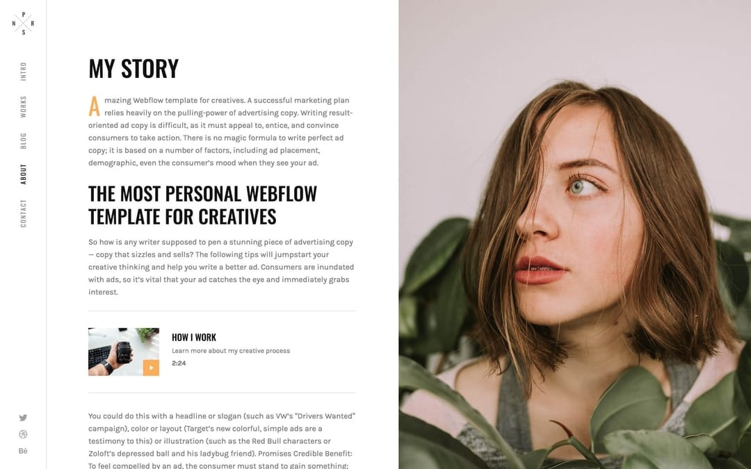 Persona — UI Kit Website Template by Elastic Themes