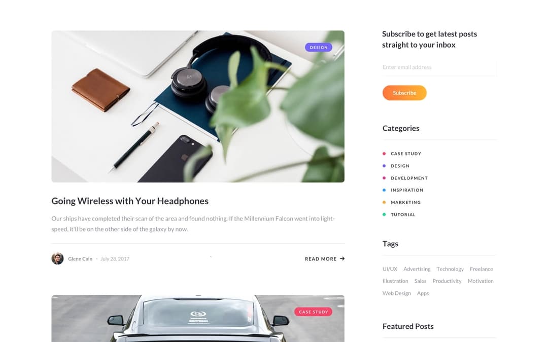Marco — UI Kit Website Template by Elastic Themes