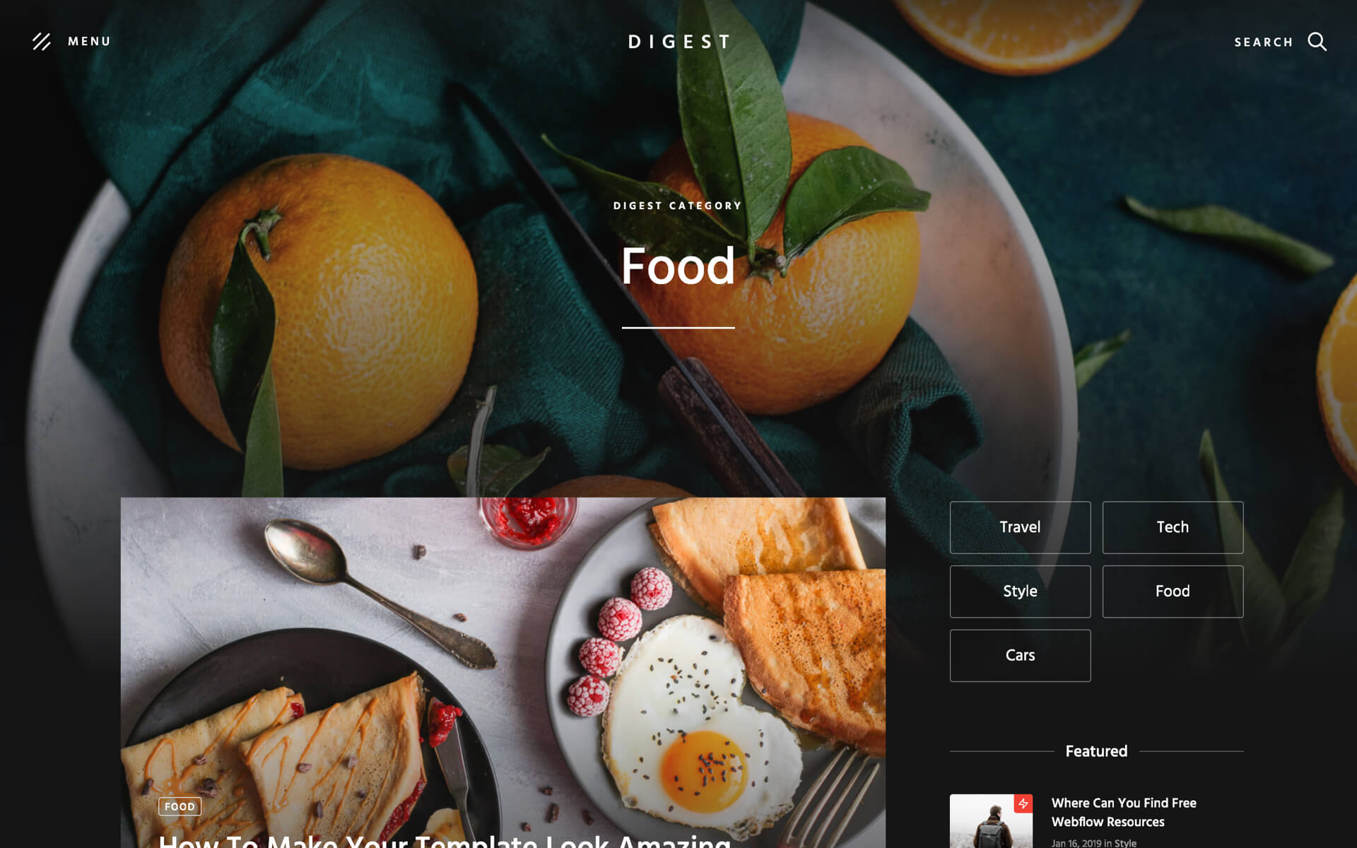Digest — Blog & Magazine UI Kit Template by Elastic Themes