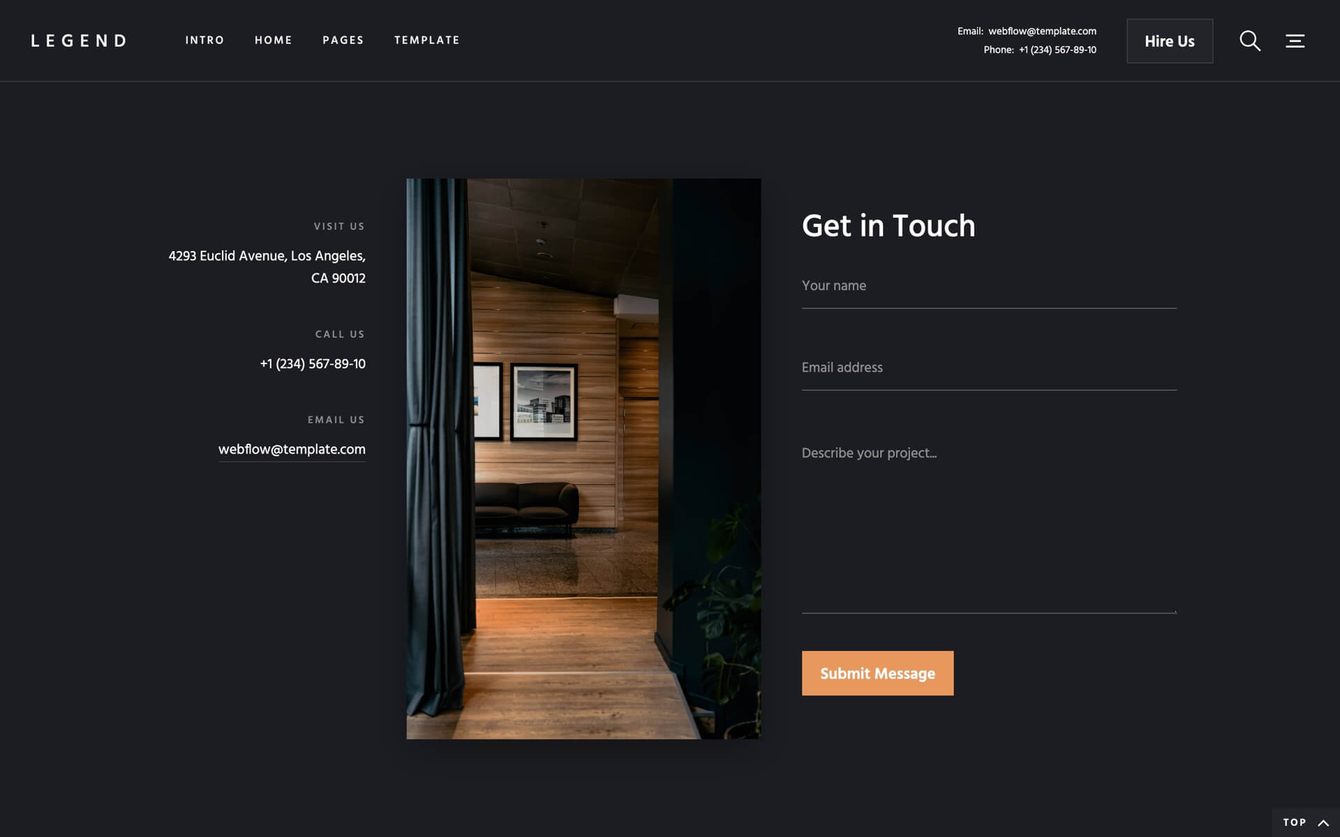 Legend — UI Kit Webflow Template by Elastic Themes