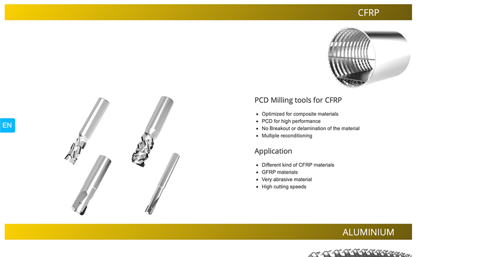 aerospace milling tools