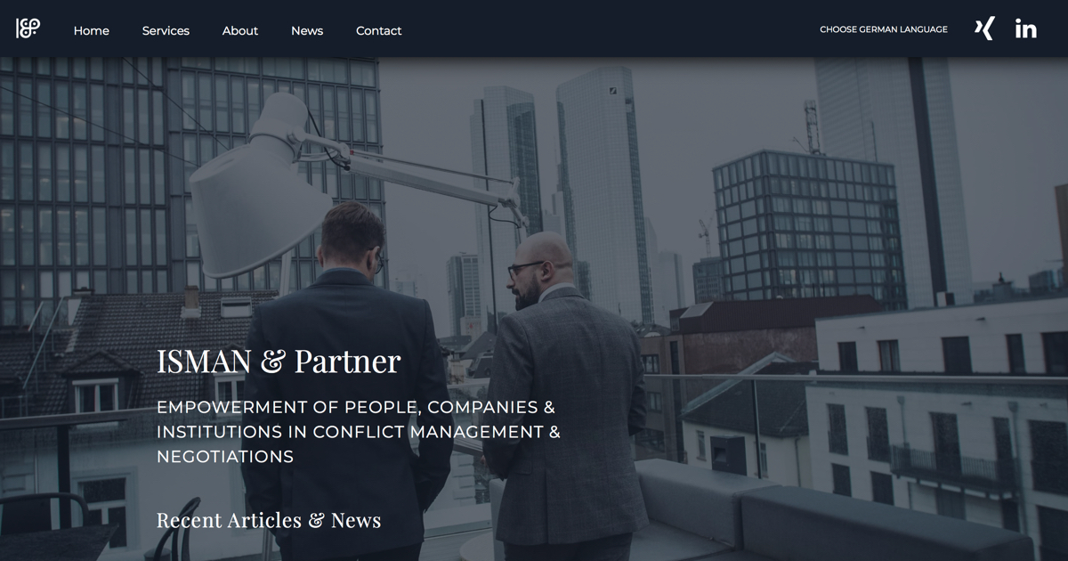 ISMAN & Partner | English Homepage
