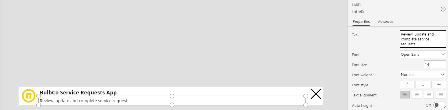 How To Build a Header Component For Your PowerApp | Bulb Digital