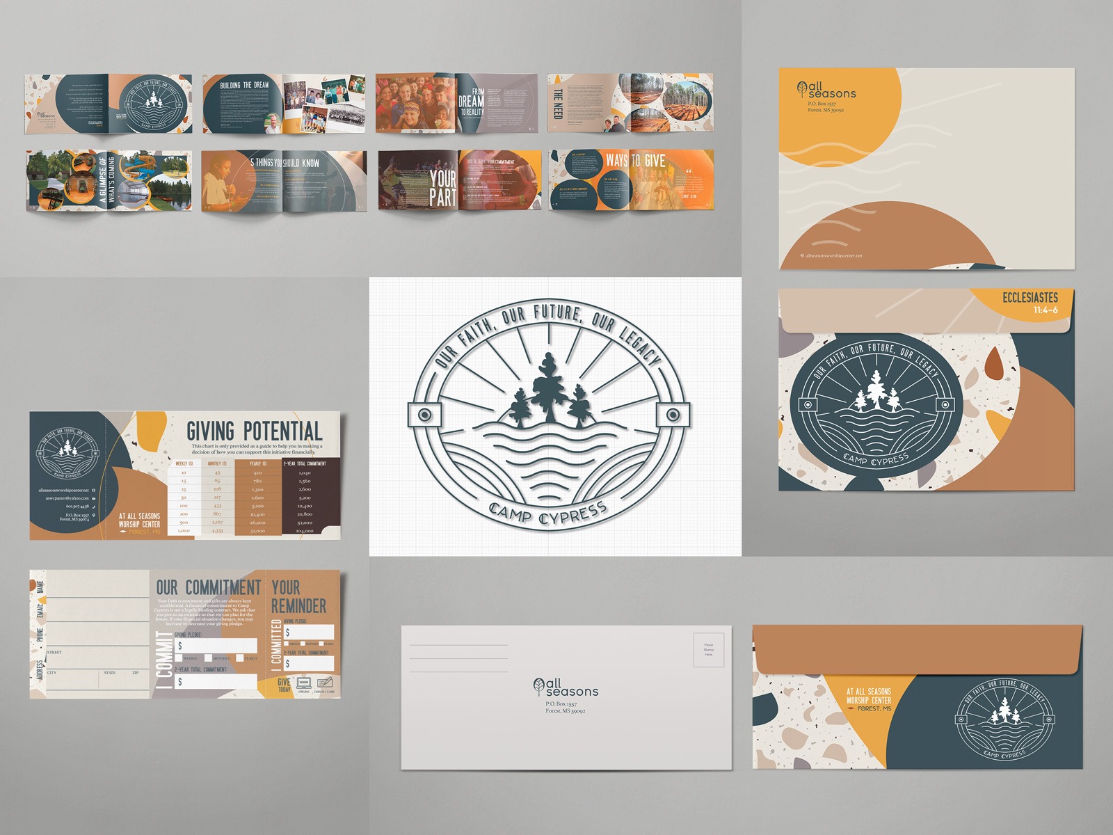 Youth Camp Nonprofit Capital Campaign Materials for All Seasons ...