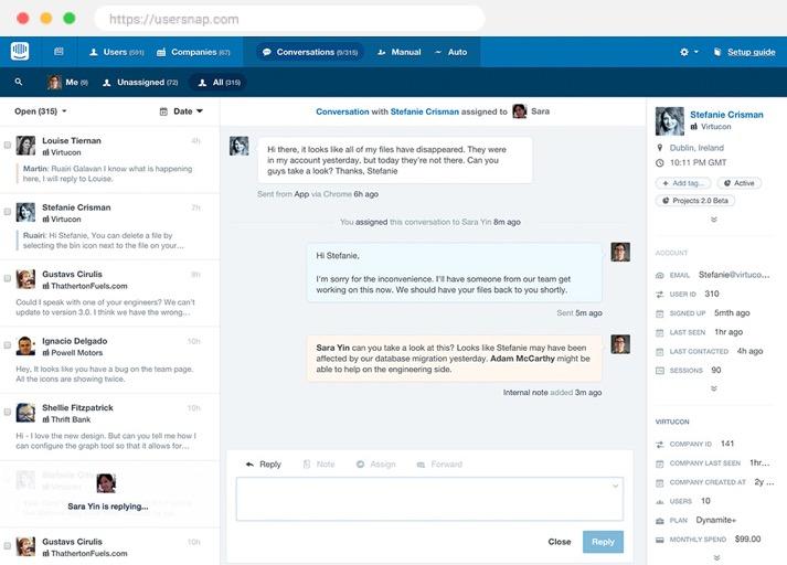 Intercom + Usersnap | Customer Messaging with Feedback
