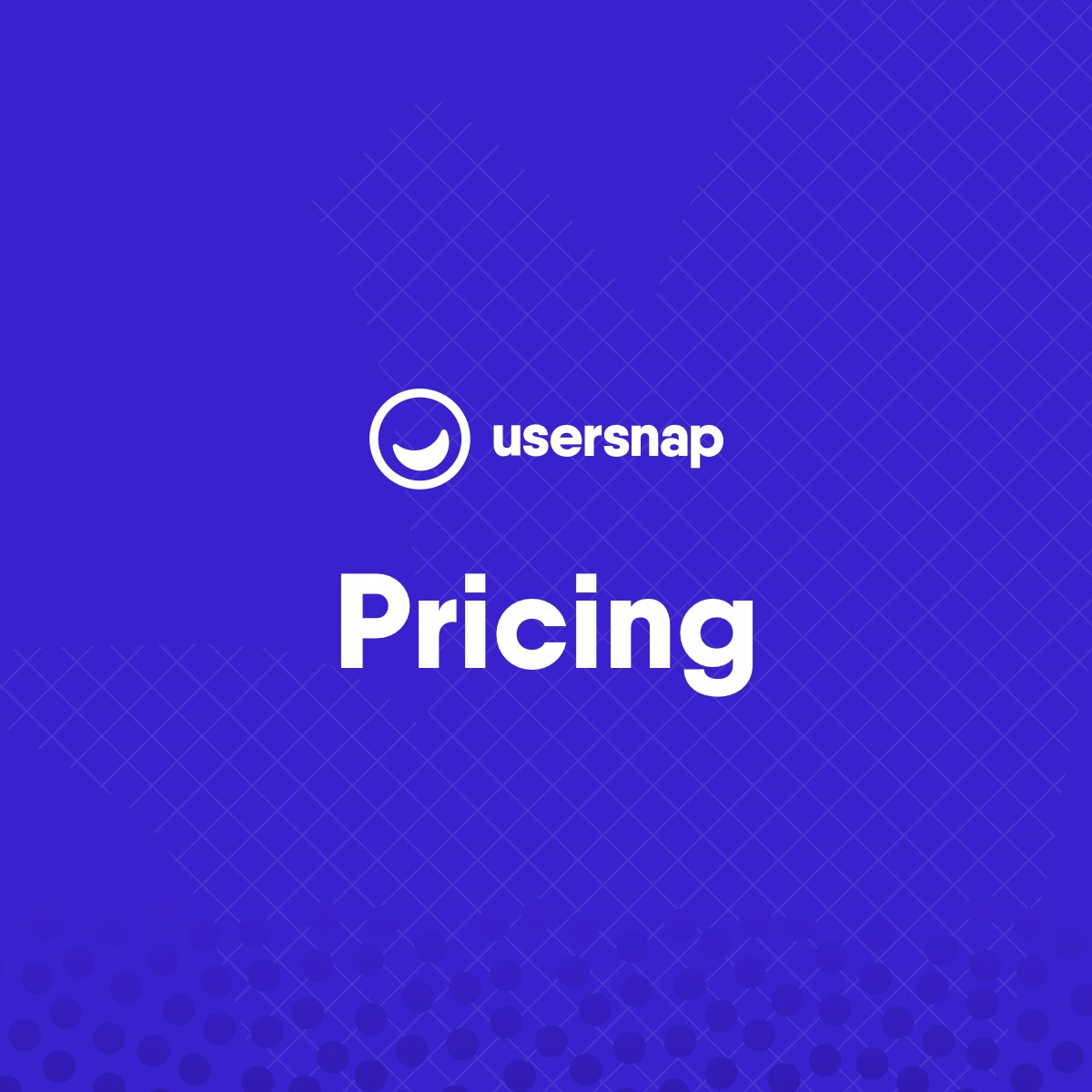User feedback is priceless but ... | Usersnap Pricing