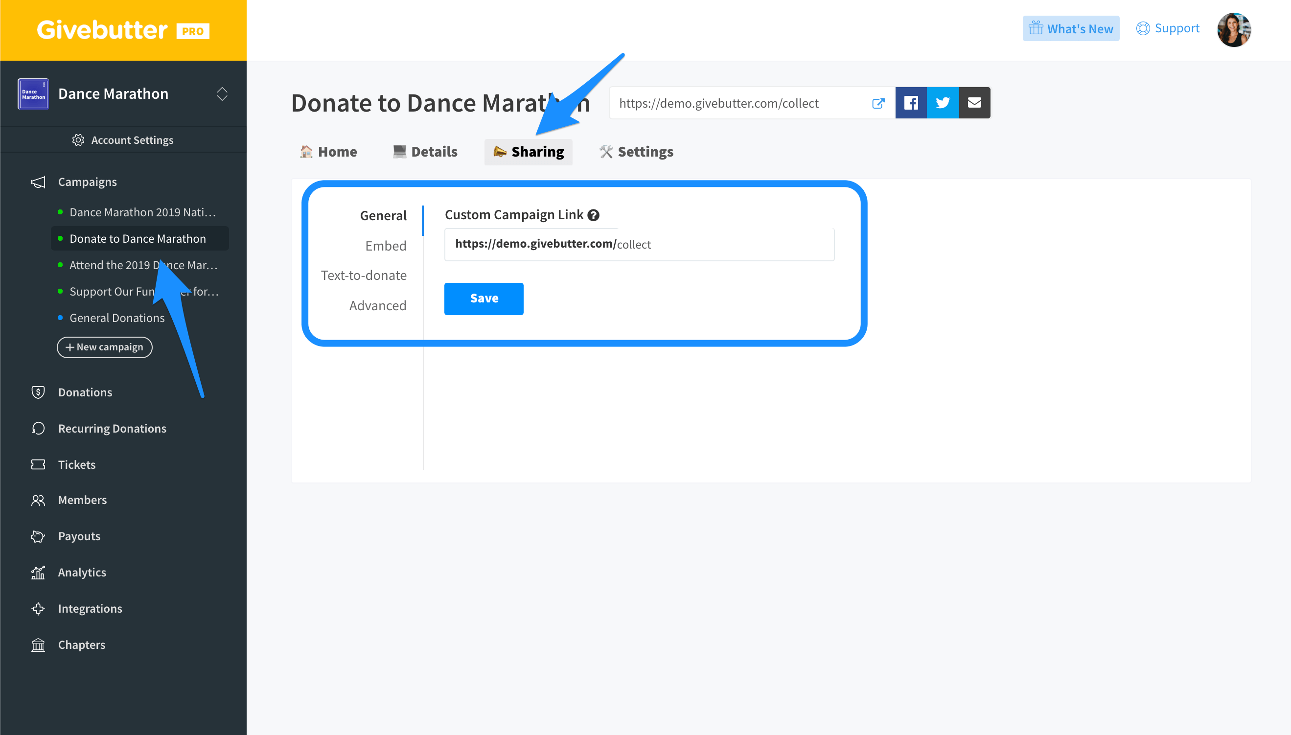 Custom URLs | Givebutter.com