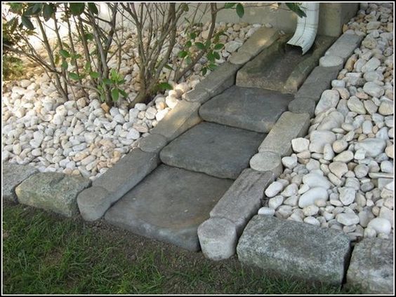 Fun and useful downspout landscaping ideas. | Wallis Landscape