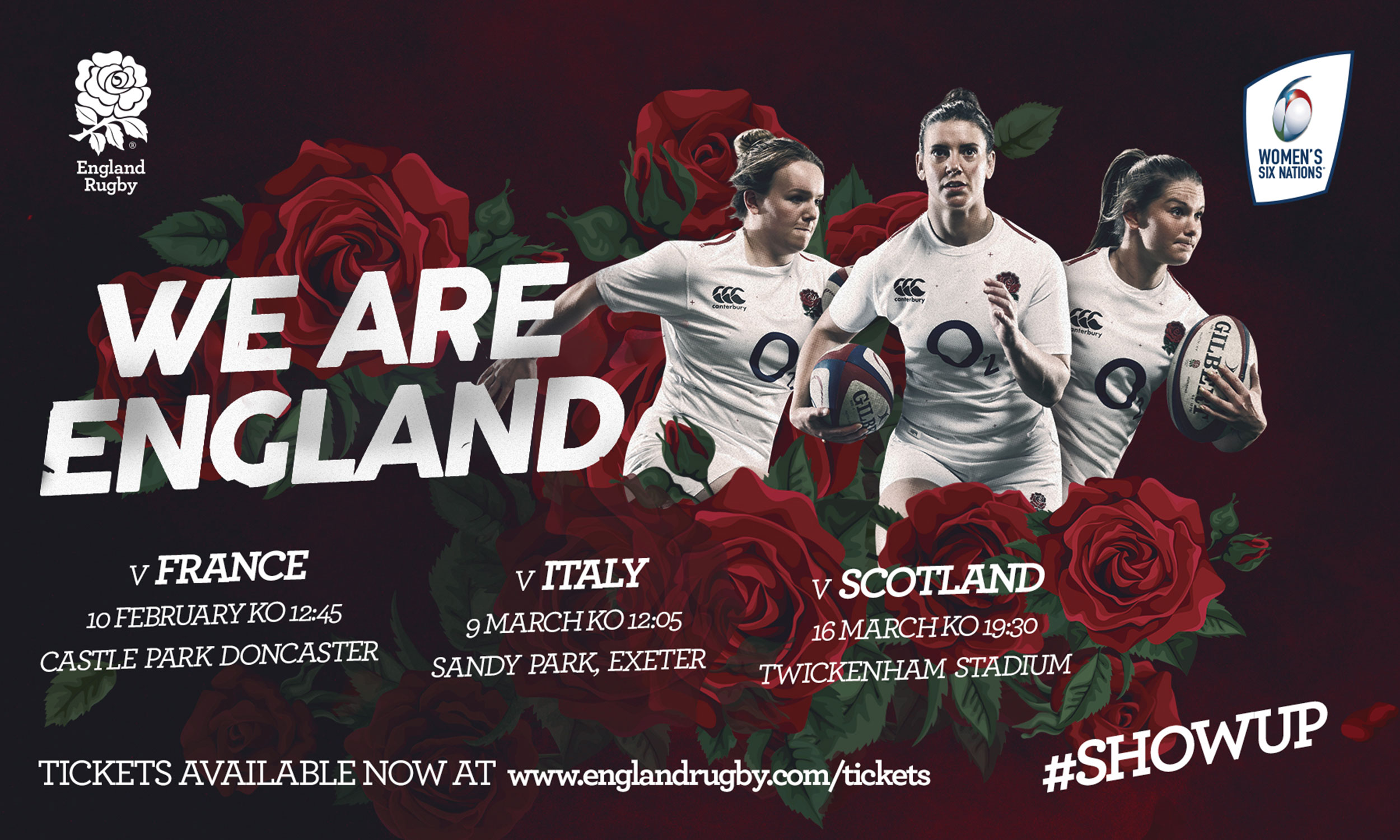 Red Roses 6 Nations digital advertising campaign