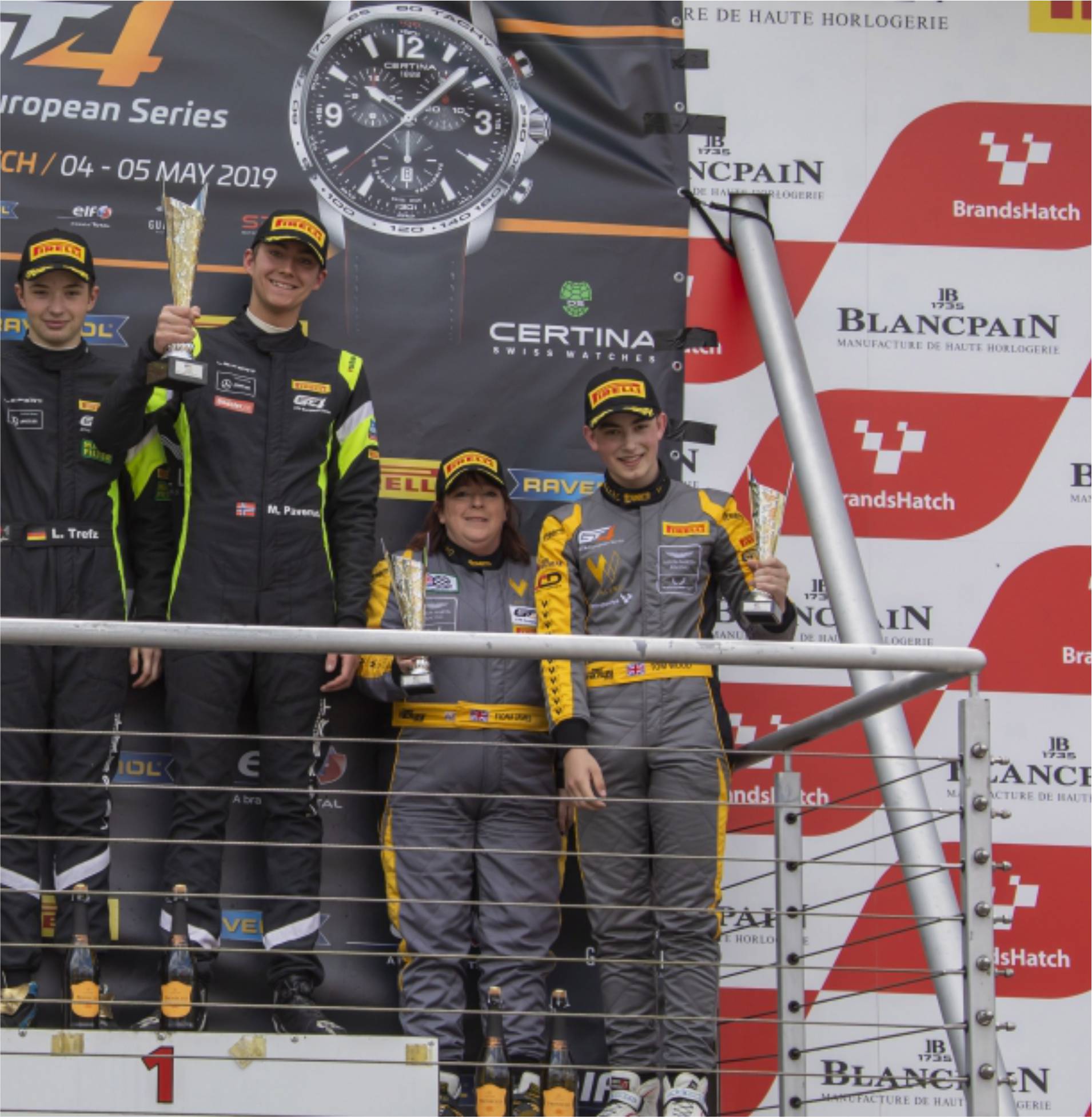 Double European GT4 Podium for Tom Wood at Brands Hatch | Tom Wood Racing