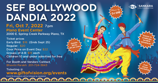 Sankara Eye Foundation Bollywood Dandia 2022